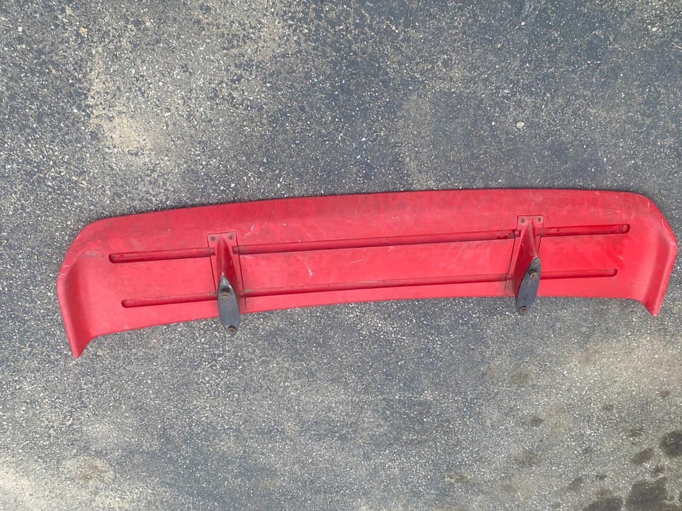 87 88 Pontiac Fiero Factory Red Rear Spoiler Wing | eBay