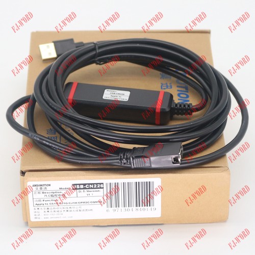 1PC NEW USB-CN226 PLC Programming Cable For OMRON CS/CJ CQM1H CPM2C ...