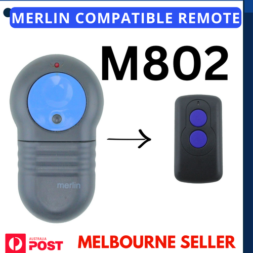 Merlin M802 Blue Compatible Garage Door Remote Control Prolift 230T ...