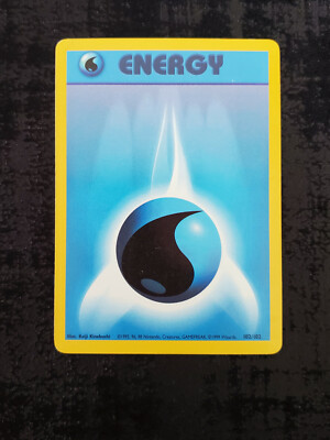 Water Energy Pokemon Card Base Set 102/102 Common | eBay