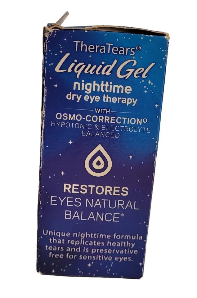 Thera Tears Liquid Gel Nighttime Eye Therapy 30 Vials 1% ...