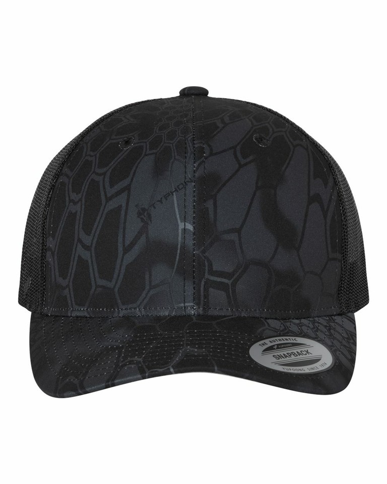 YP Classics Retro Trucker Ball Cap Meshback Snapback 6 Panel Hat 6606 ...