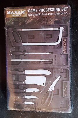 Maxam 13pc. Game Processing Set for Field Dressing Deer and Other Game ...