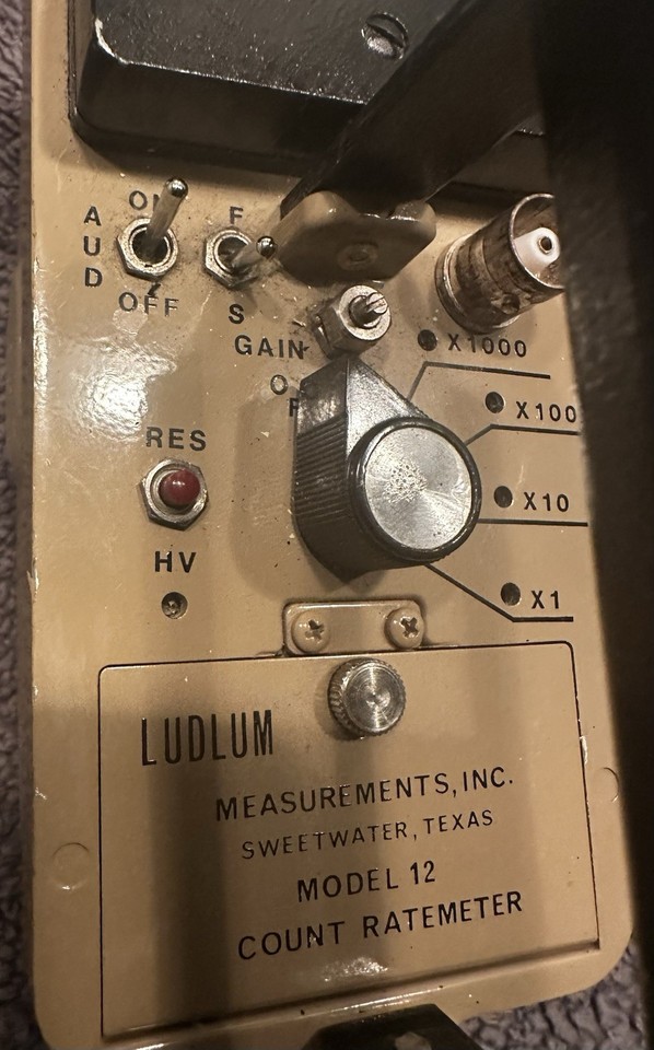 LUDLUM Model 12 Geiger Counter Survey Meter | eBay