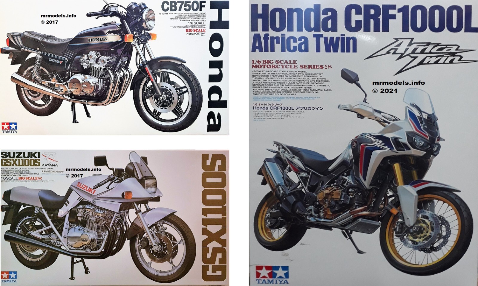 Tamiya 1/6 Motorbike Bike Motorbikes Bikes New Plastic Model Kit 1 6 Mr ...