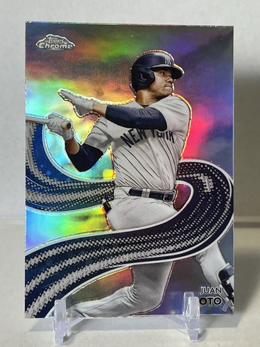2024 Topps Chrome Juan Soto Strokes Refractor #S-14 New York Yankees ...