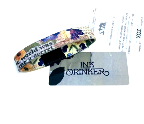 ZOX **INK DRINKER** Silver Single Med Wristband w/Card NIP | eBay