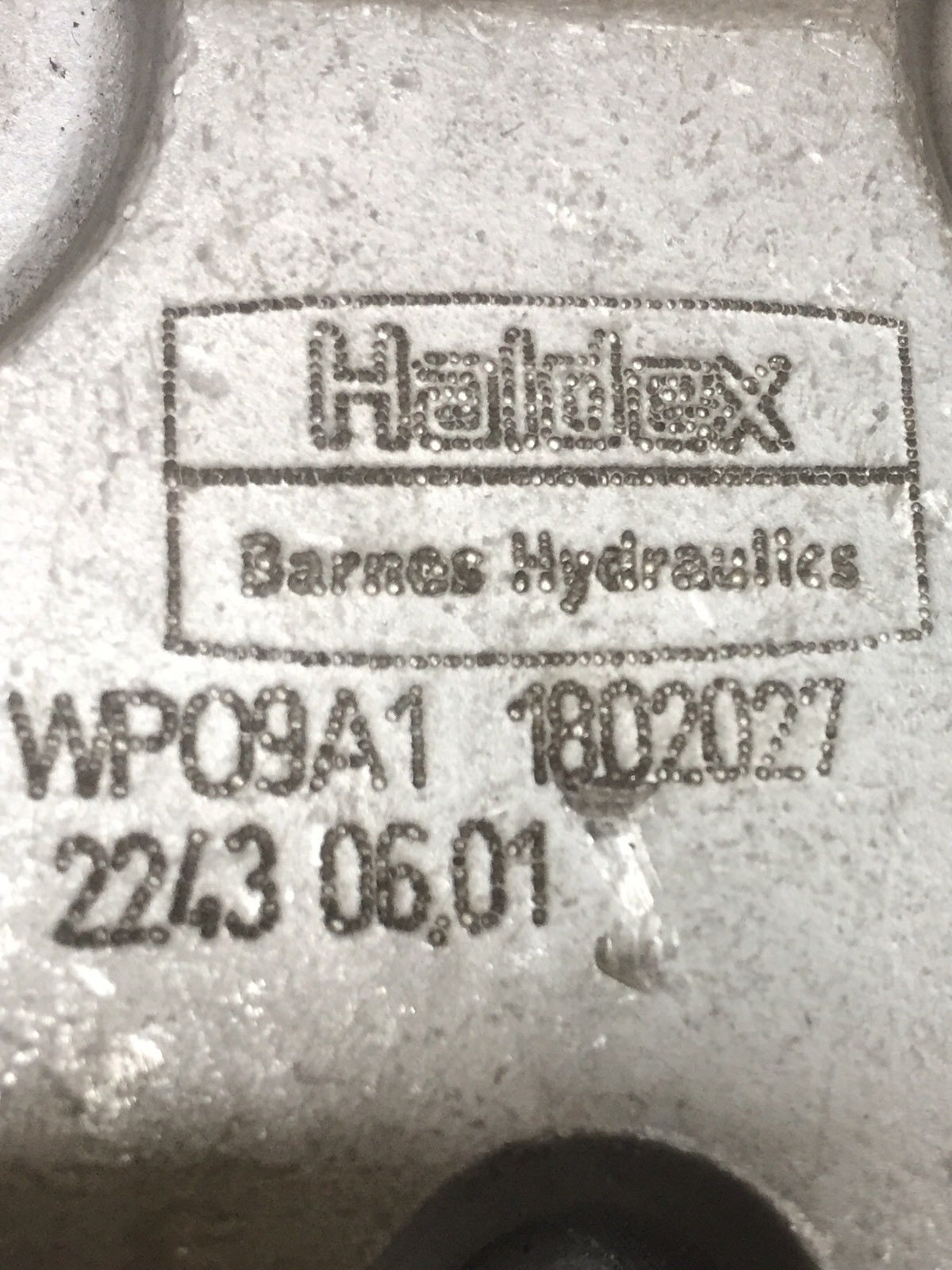 Haldex WP09A1 1802027 Hydraulic Pump Wp09a11802027 HALDEX PUMP | eBay