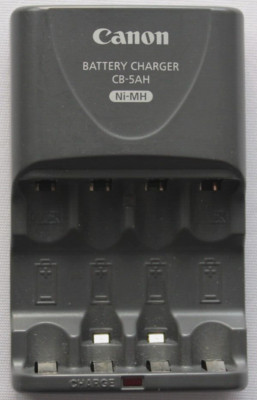 Canon CB-5AH Battery Charger, fits AA & AAANI-MH for Canon Powershot ...