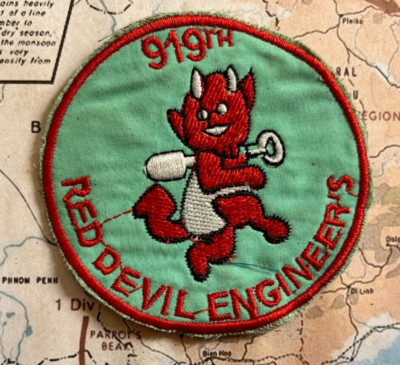 PATCH , 919th red devil engineers patch , Vietnamwar pat , P1 | eBay