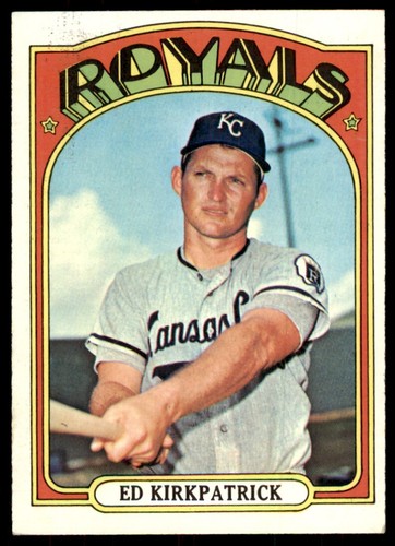 1972 TOPPS ED KIRKPATRICK KANSAS CITY ROYALS #569 | eBay