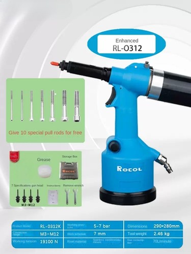 Professional Industrial Grade M312 Pneumatic Hydraulic Rivet Nut Gun ...