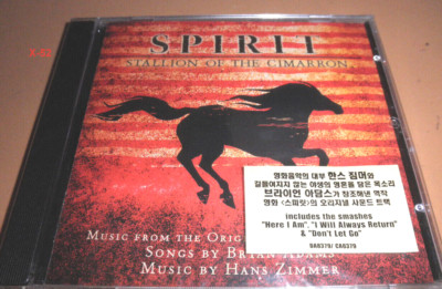 Spirit Stallion of Cimarron CD KOREA press soundtrack Hans Zimmer Bryan ...