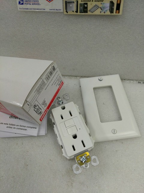 Legrand Pass Seymour 1597W Duplex GFCI Receptacle 15a White for sale ...