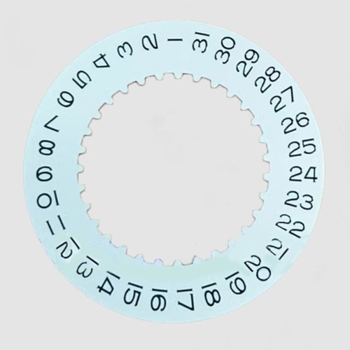 White Date Disk Wheel Date Wheel Generic for 3235 Mechanical Movement ...