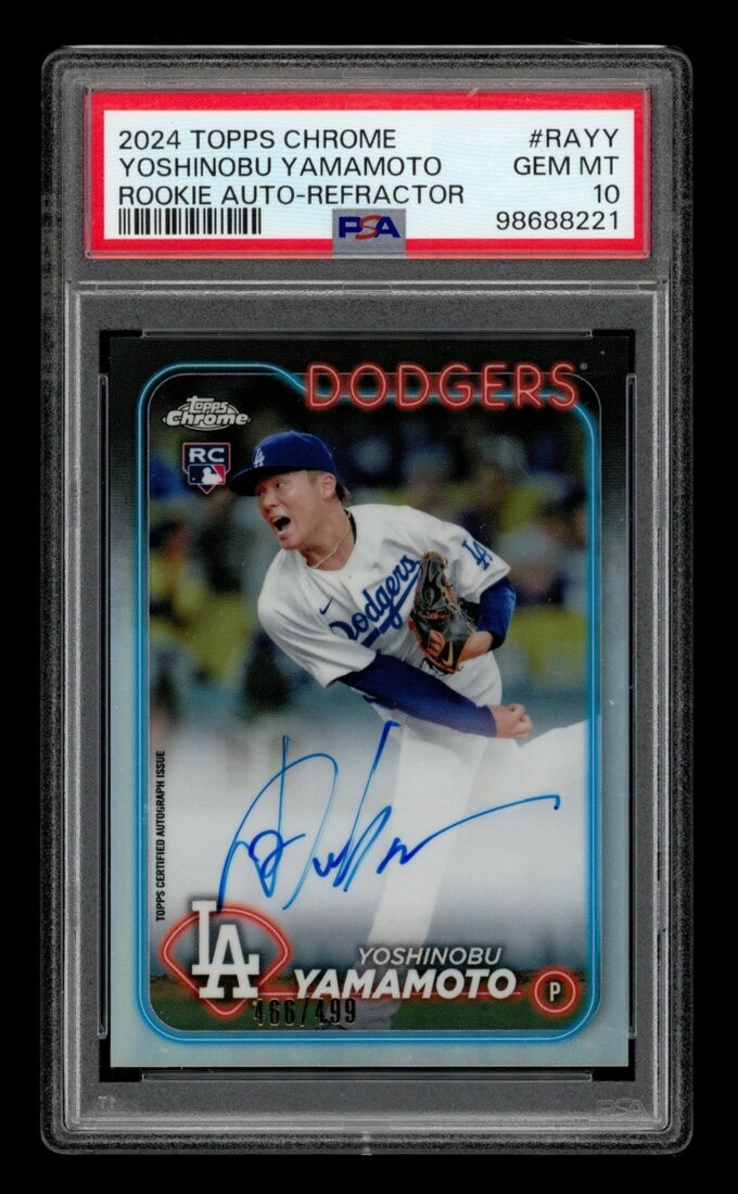 Most Watched 2024 MLB Rookie Cards