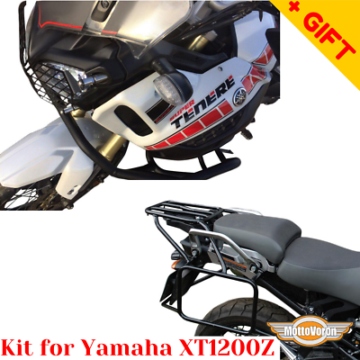 For Yamaha XT1200Z Super Tenere Crash bars Rack luggage System Kit XT ...