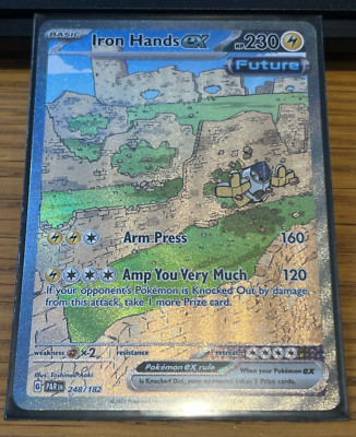 Pokémon TCG Iron Hands ex Paradox Rift 248/182 Holo Special ...