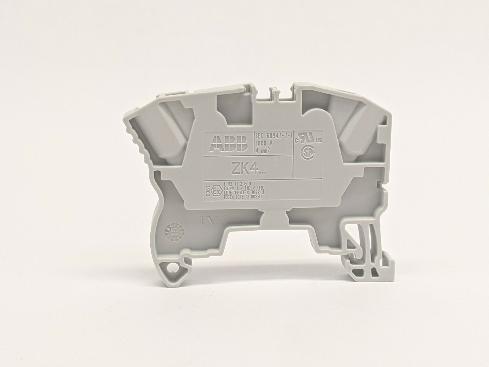 ABB ZK4 Terminal Block Gray 1SNK706010R0000 LOT OF 9 | eBay