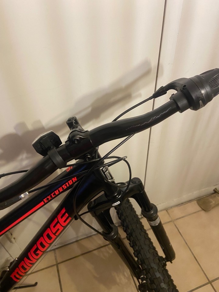 SLIGHTLY USED Mongoose Excursion Girl Mountain Bike, 24” Wheel - BLACK ...