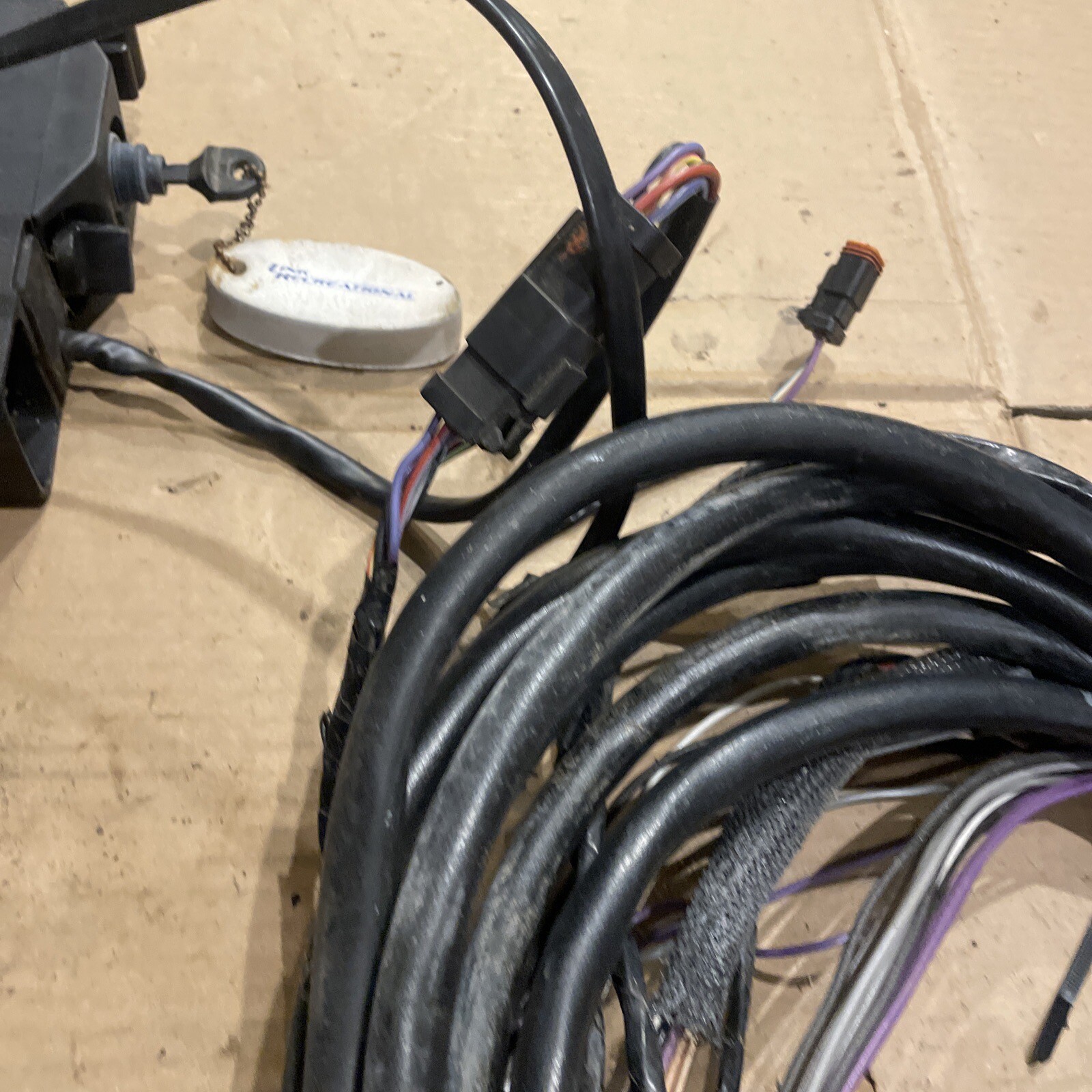 OMC Johnson Evinrude Side Mount Control Box Wire Wiring Harness | eBay