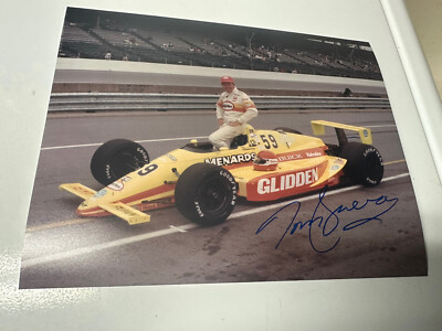 Tom Sneva Signed Indy 500 Indianapolis 8 X 10 Photo Autographed | eBay