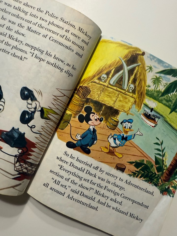 Little Golden Book Mickey Mouse and the Missing Mouseketeers Vintage ...