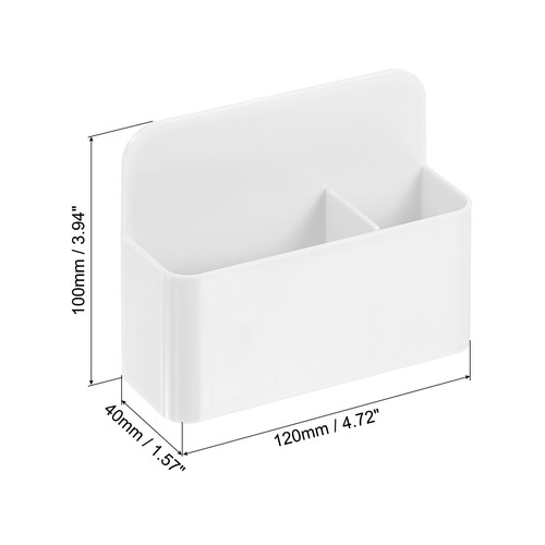 Magnetic Pen Holder for Refrigerator, 4 Pack 100x120mm with Partition ...