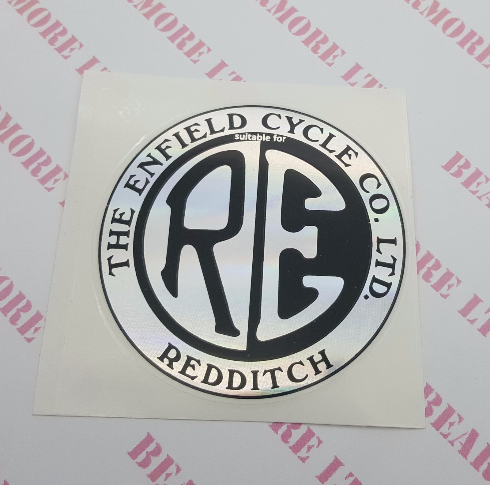STICKER LOGO BADGE BULLET CLASSIC TB ELECTRA 105MM ROUND FOR ROYAL ...
