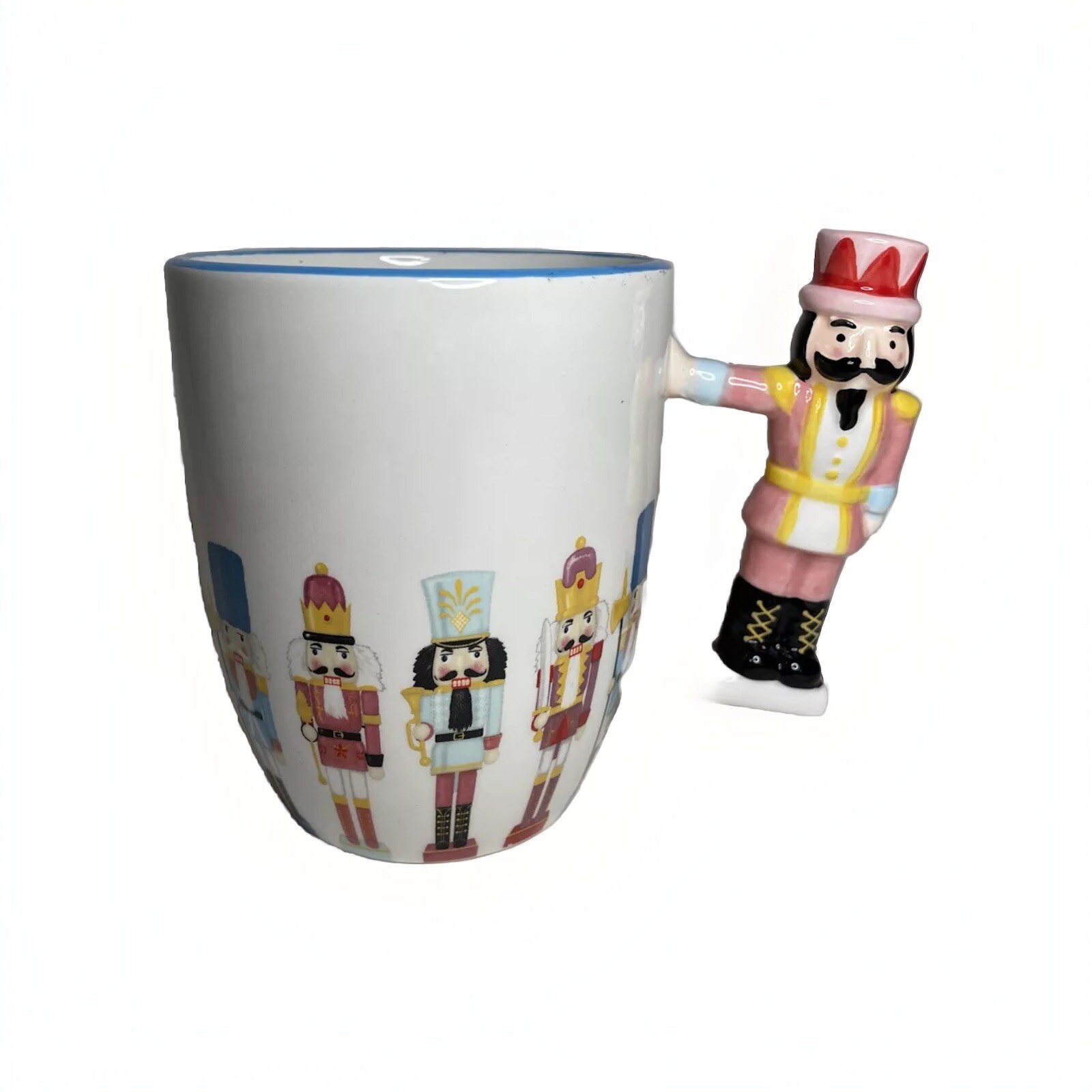 Coffee Cup Mug Nutcracker Christmas Nut Crackers Figural Handle World ...