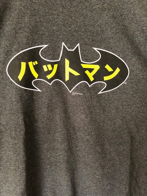 BATMAN - JAPANESE BATMAN LOGO T-SHIRT - SIZE XL - GRAFITTI | eBay
