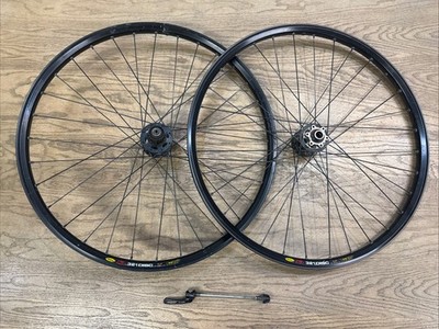 Mavic 321 Disc Shimano 26” Mountain Bike Wheelset 135mm QR 20mm Thru ...
