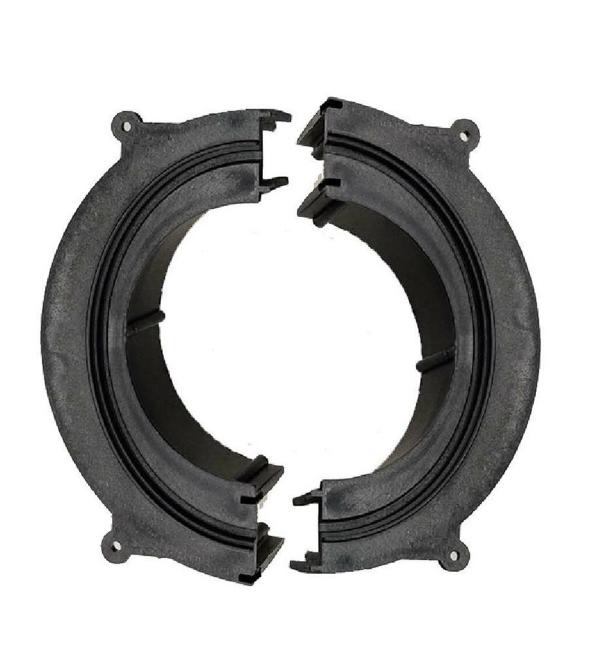 Galvanised Heavy Duty 1 metre Length Storm Drain Channel Quad Box End ...