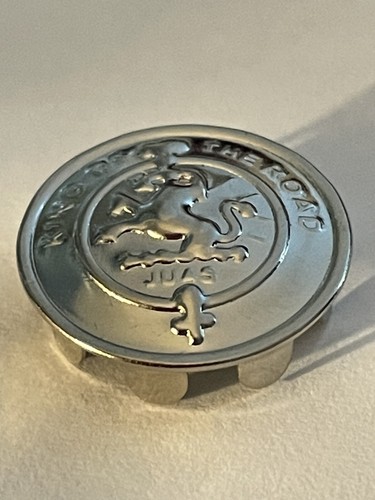 Chrome Reproduction 17mm Vintage Lamp Medallion-Lucas King Of The Road ...