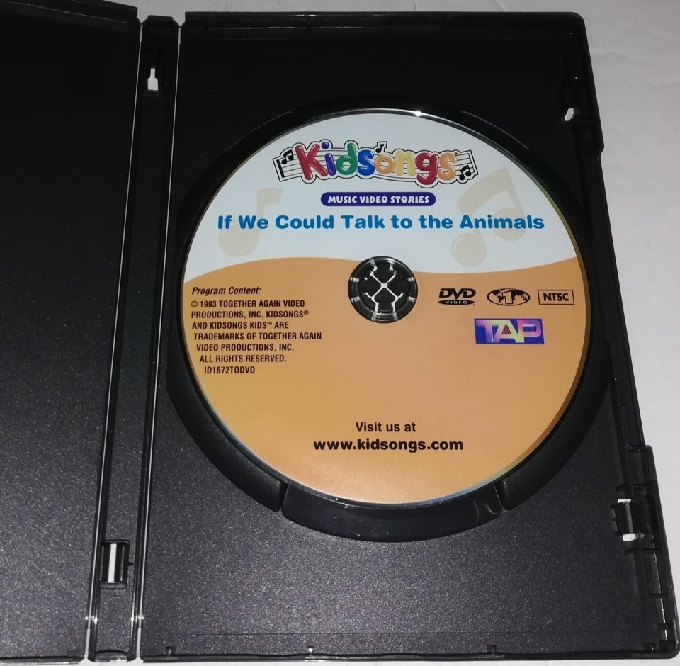 DVD Kidsongs - If We Could Talk To The Animals, Music Video Series (DVD ...