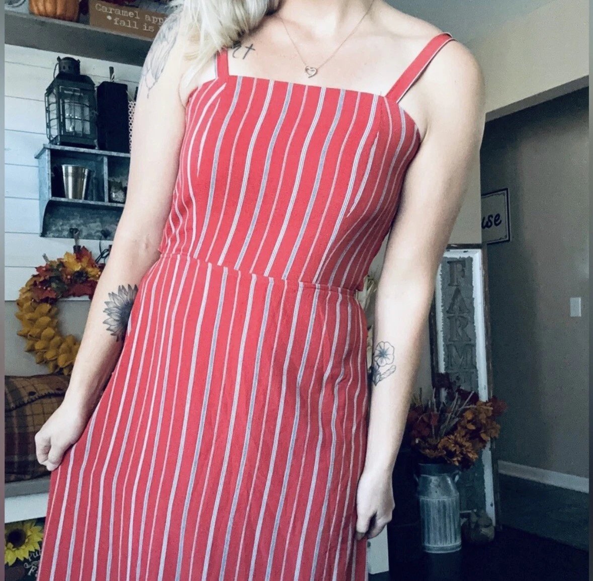 Light Red Color Dress