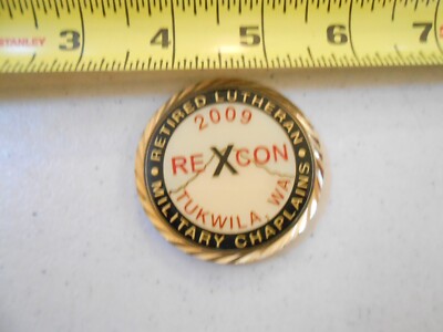 RARE 2009 REXON LUTHERAN CHAPLAINS TUKWILA WA MILITARY CHALLENGE COIN ...