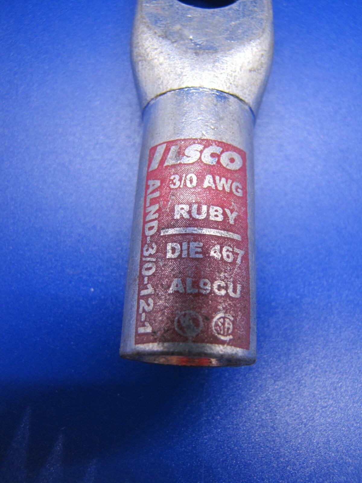 Ilsco Compression Lug ALND-3/0-12-1 3/0 AWG RUBY DIE 467 AL9CU | eBay