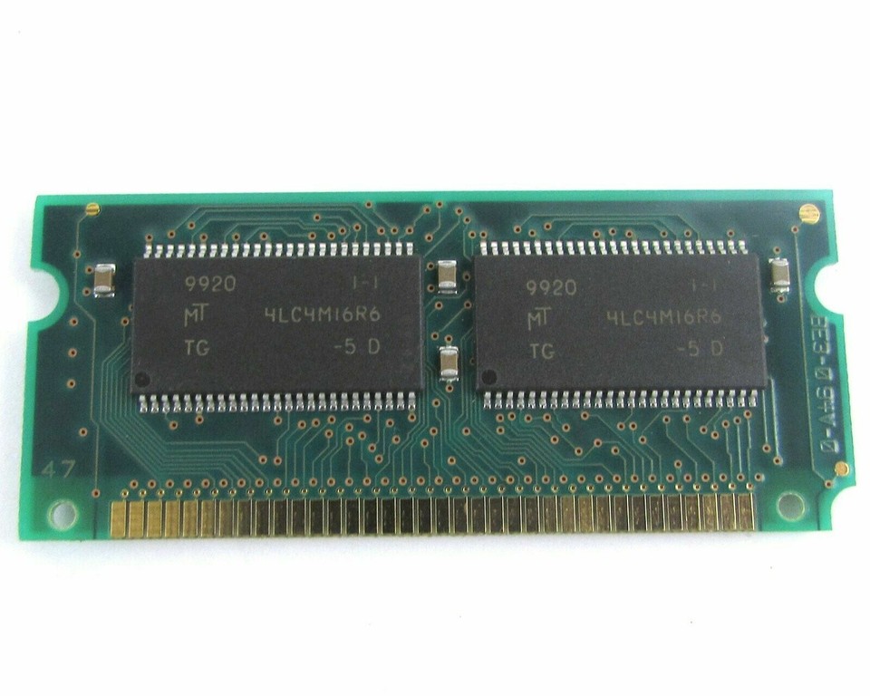 Micron 32MB 72-pin EDO RAM SODIMM Memory Module 3.3V 8Mx32 MT4LDT832HG ...