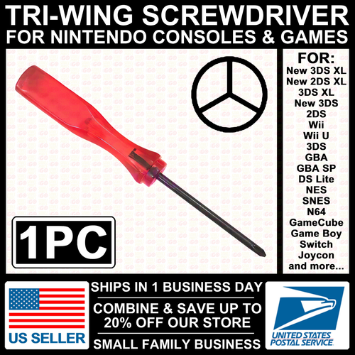 Tri-Wing Screwdriver Tool For Nintendo Console/Games 3DS/2DS/XL/DS/Lite ...