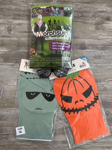 Morphsuits XL Vampire Halloween Costume & 2 Morph Masks Lot 12 | eBay