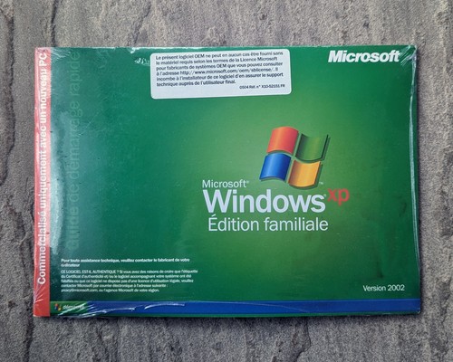 Microsoft Windows XP Edition Familiale (French) | eBay