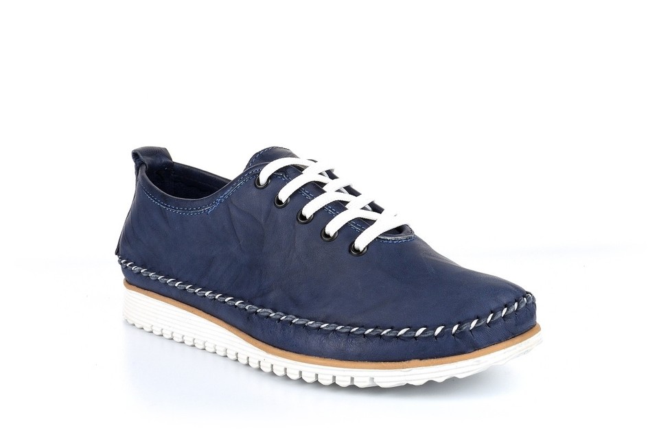 Mod Comfys Womens Softie Leather Casual Shoes Leather Inner Rubber Sole ...