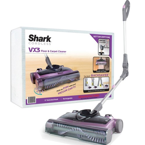 Shark Cordless Electric Floor Sweeper, V1950 Portable Carpet Vacuum ...