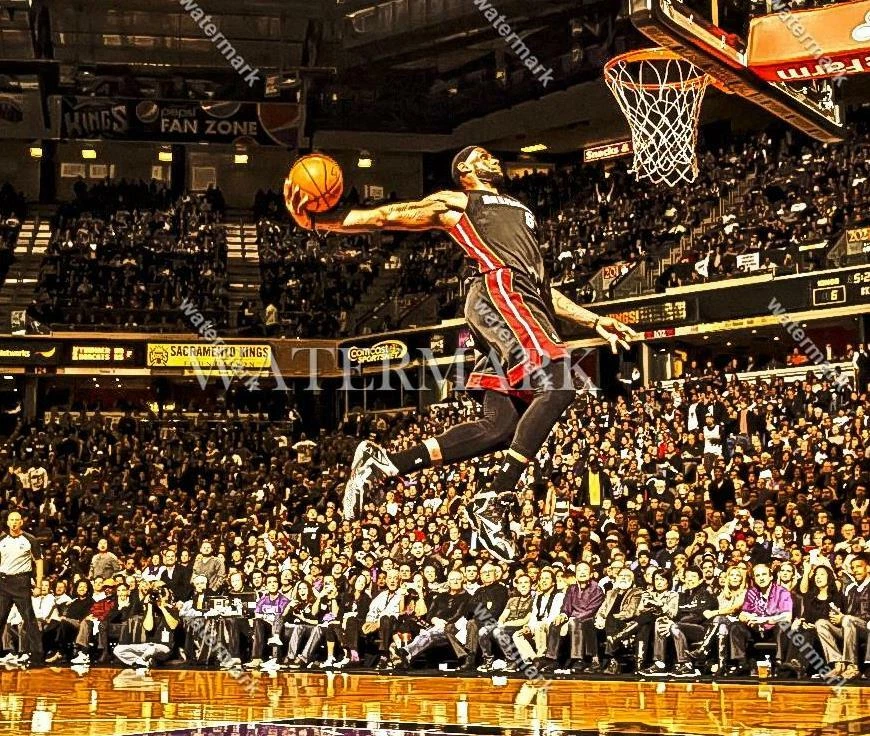 Lebron James Oil Painting