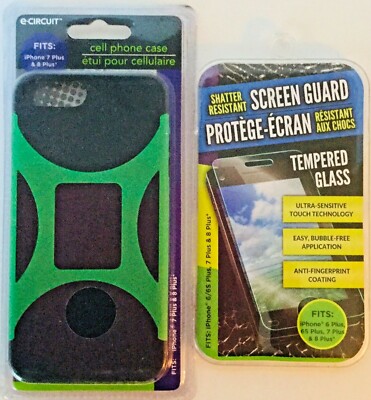 E-Circuit Phone Cover and Screen Protector Iphone 7 Plus, 8 Plus | eBay