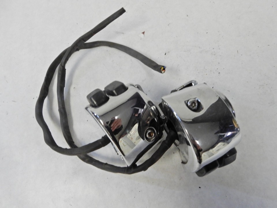 OEM Harley TWIN CAM Chrome Handlebar HAND CONTROL SWITCHES & HOUSINGS R ...
