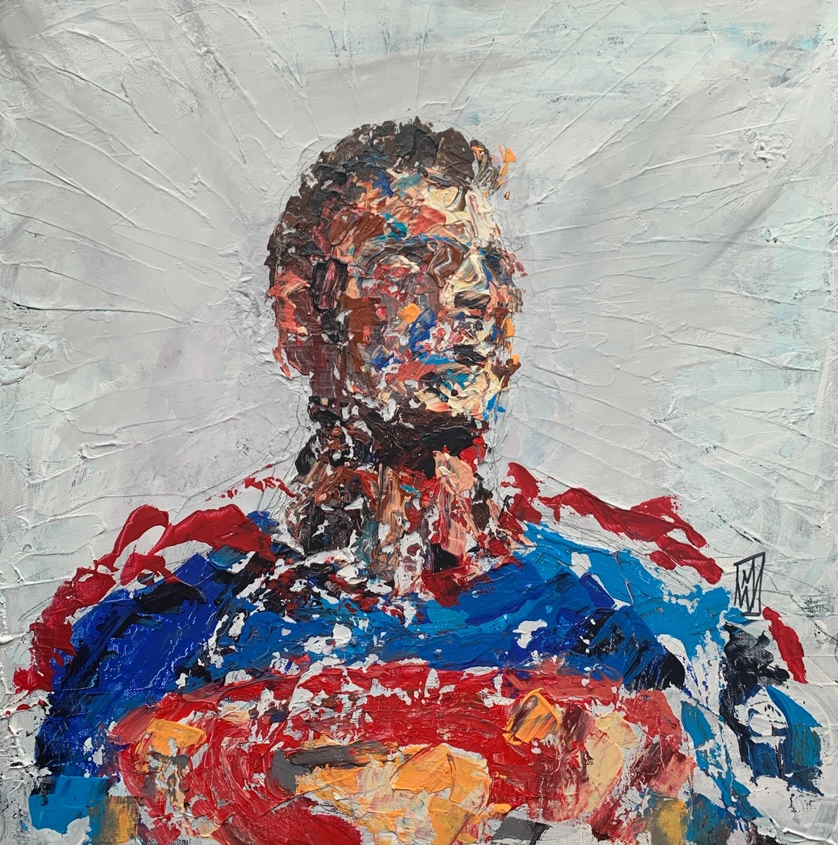 Superman Abstract Art