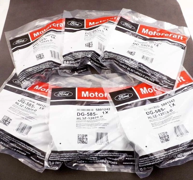 6 GENUINE Ignitions Coil Motorcraft DG585 Ford F150 Expedition Lincoln ...