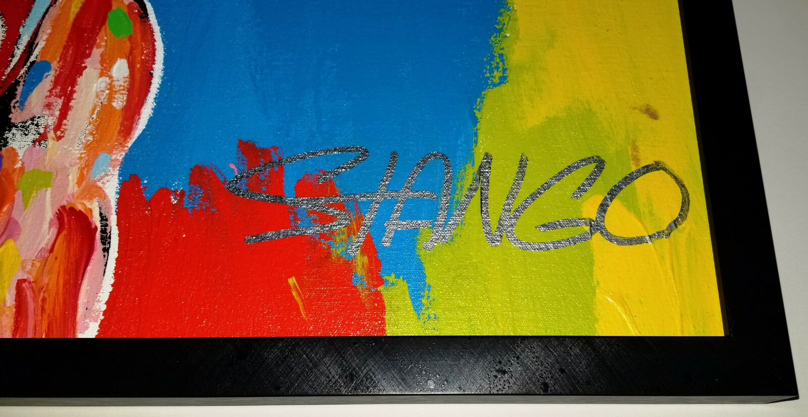 JOHN STANGO Signed Original MICHAEL JORDAN Dunk 18x28 Pop Art Canvas ...